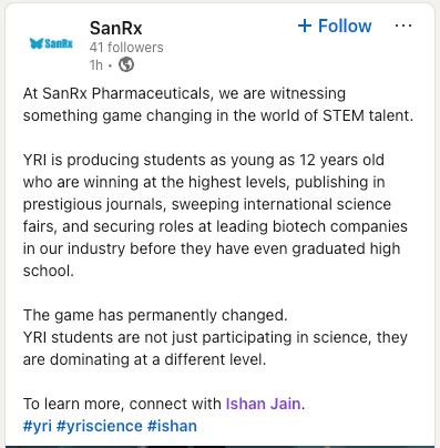 YRI Fellowship